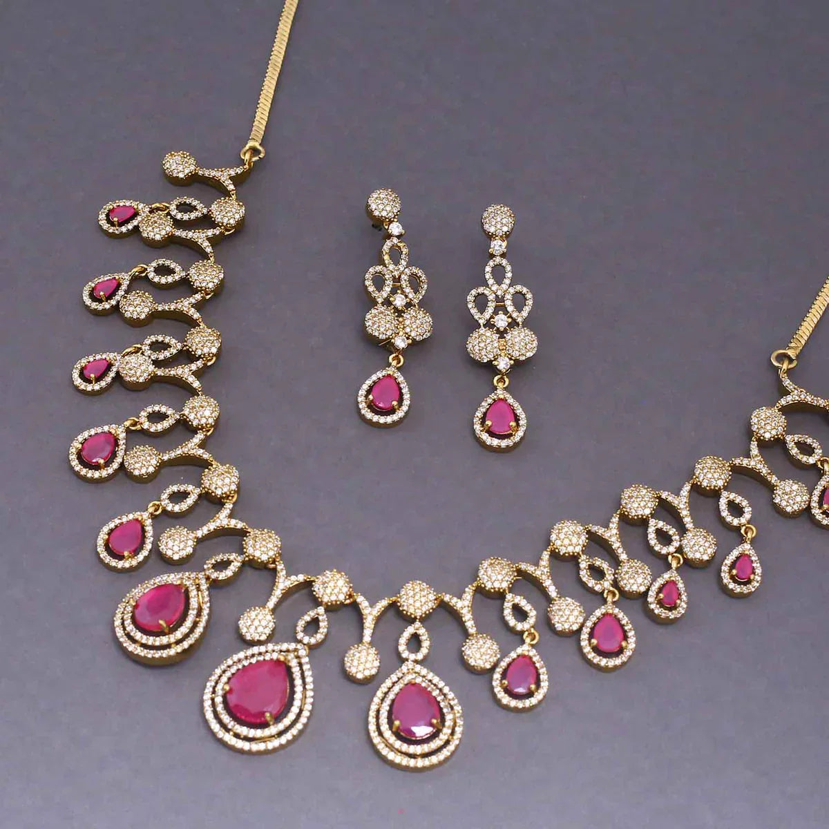 Rani Lavya Victorian Jewellery Set - New Arrival – Maniratnam Jewels